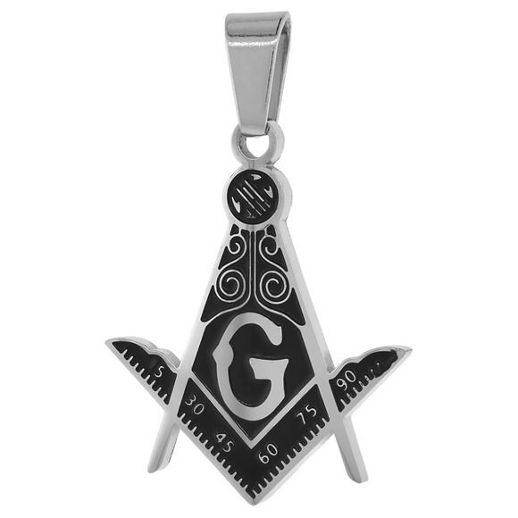 Accessories | Stainless Steel Masonic Necklace Square And Compass ...